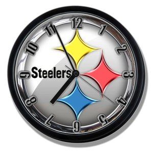 Clock | Wall Decor | Pittsburgh Steelers Nfl Clock American Football ...